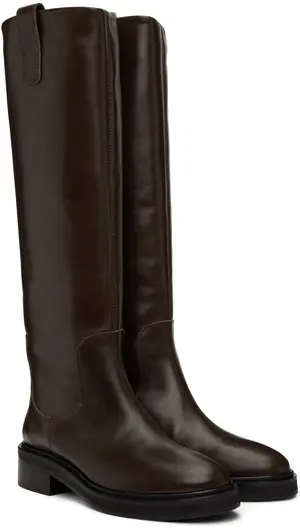 AeydĒ Knee-length Leather Boots