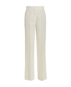 P.a.r.o.s.h Raisa Flared High-waisted Trousers