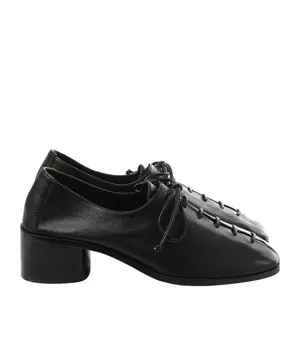 Hereu Lace-up Block-heel Pumps