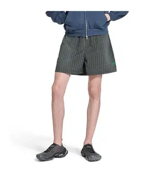 Balenciaga Checked Pattern Swim Trunks