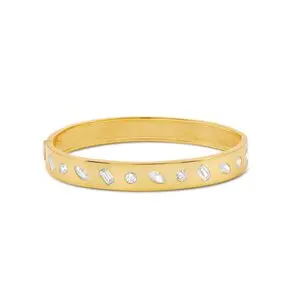 SHYMI Mixes Shape Bangle - Gold