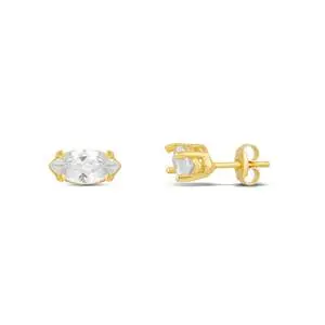 SHYMI Marquise Stud Earrings - Gold
