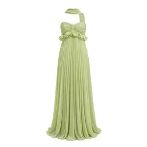 Delfi Diana Dress In Lime