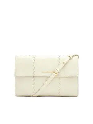 ORANGE CUBE Mosaic Messenger Bag Gloss Pearl