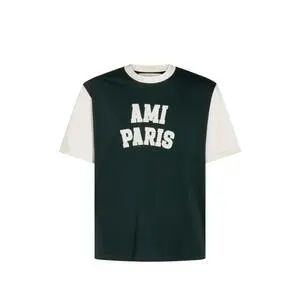 AMI Paris Polo Shirts - Green
