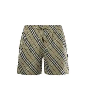 Burberry Neutrals Beachwear Swim Shorts - Cream