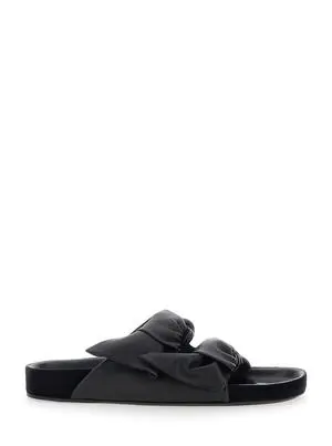 Isabel Marant Étoile Lennyo Leather Slip-on Sandals - Multicolor