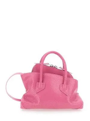 Attico La Passeggiata' Pink Mini Bag With Two Top Handles In Leather For - Multicolor