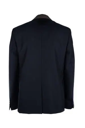 Prada Single Breasted Layered Blazer - Multicolor