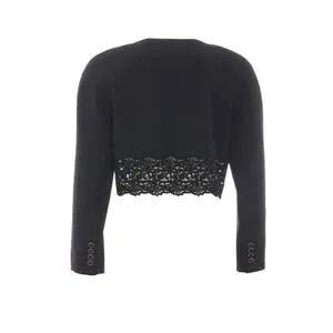 Chloé Cropped Jacket With Lace Details