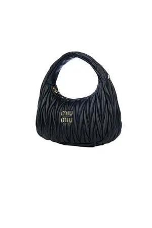 Miu Miu Quilted Handbag With Gold Tone Logo - Multicolor