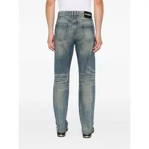 Balmain Denim Regular & Straight-leg Jeans - Blue