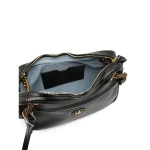 VIVIENNE WESTWOOD Grained Leather Shoulder Bag With Signature Orb Plaque