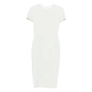Victoria Beckham Round Neck Day Dresses