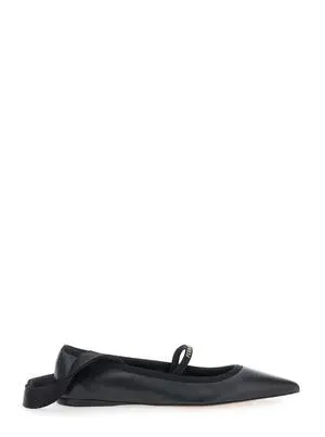 FERRAGAMO Carice Leather Ballet Shoes - Multicolor