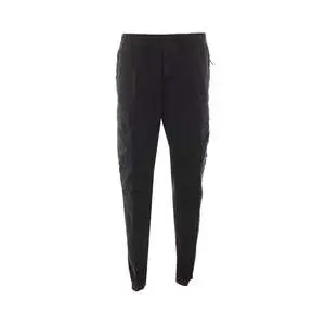 Stone Island Logo Track Pants - Black