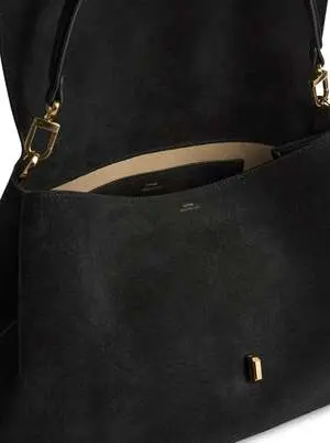 TOTEME T-lock Suede Bag