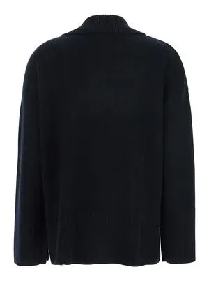 P.a.r.o.s.h Cashmere And Wool Polo Sweater - Black