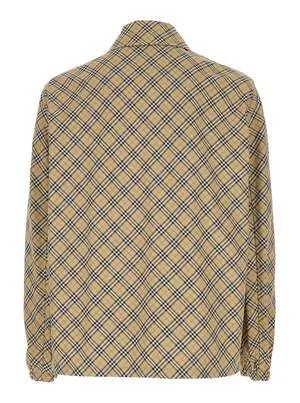 Burberry Slindon Check Motif Tech Fabric Jacket - Multicolor