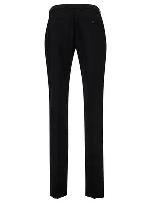 Saint Laurent Tailored Pinces Wool Pants