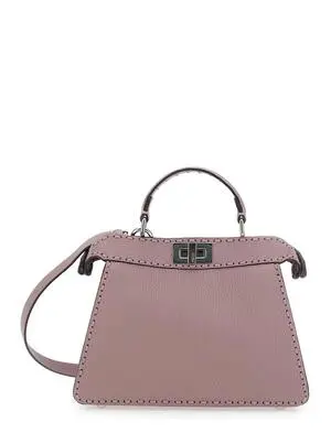 FENDI Fendi Peekaboo ISeeU Small Leather Handbag