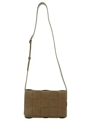 Bottega Veneta Intreccio Leather Cross Body Bag - Multicolor