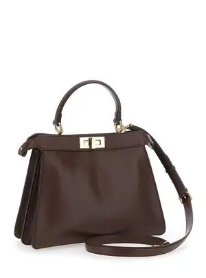 Fendi Peekaboo I See You Handbag With Sequins Embroidery
