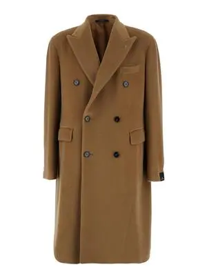 Tagliatore Wool Double-breasted Coat - Cream