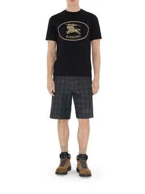 Burberry Cotton T-shirt With Front Logo