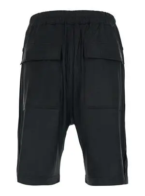 Rick Owens Tech Fabric Drawstring Shorts