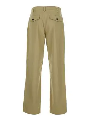 Burberry Arthur Cotton Trousers - Multicolor