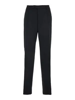 GOLDEN GOOSE Wool And Satin Trousers - Multicolor