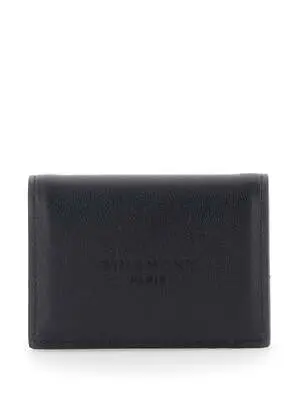 Givenchy Cardholder 'antigona' With Logo Lettering Embossed On The Front In Black Leather For - Multicolor