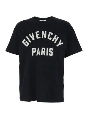Givenchy T-shirt With Maxi Logo Lettering On The Front In Cotton For