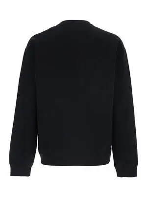 Valentino Garavani Cotton Crewneck Sweatshirt With Logo Print - Multicolor