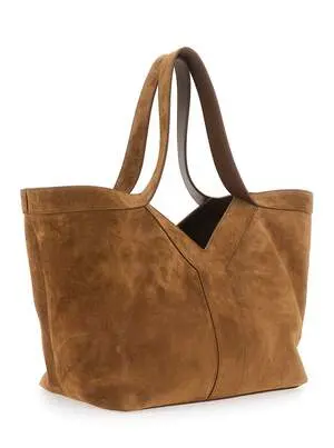 Saint Laurent Leather Shopper Tote Bag - Multicolor