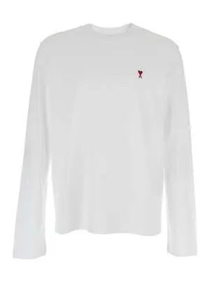 Ami Paris Long Sleeve T-shirts For Men