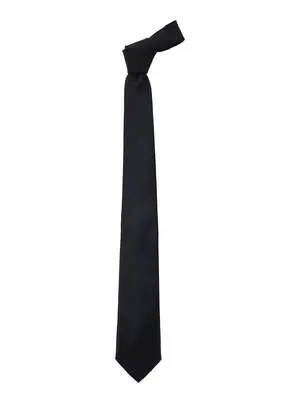 Tagliatore Tie With Knot Closure On The Back In Tech Fabric Blue - Multicolor