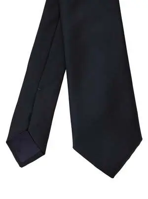 Tagliatore Tie With Knot Closure On The Back In Tech Fabric Blue