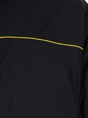 Fendi Black Reversible Jacket With Ff Details In Tech Fabric For