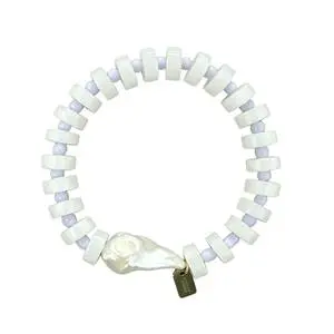 CHRISTINA GREENE Daydream Baroque Pearl Beaded Bracelet