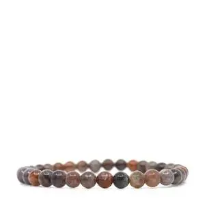 Shar Oke Brown / Black Red, Brown & Black Sunstone Bracelet - Brown/black