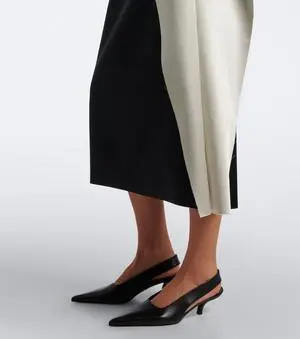 RÓHE Draped One-shoulder Satin Cocktail Dress