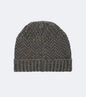 Gabriela Hearst Porta Herringbone Cashmere Beanie