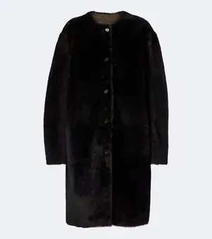 Loulou De Saison Elba Reversible Shearling Coat