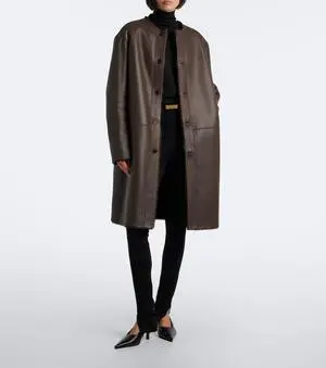 Loulou De Saison Elba Reversible Shearling Coat