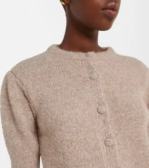 Agnona Cashmere, Silk, And Wool Cardigan