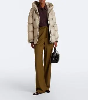 Max Mara Hooded Down Jacket
