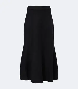 Simkhai Kasey Wool Midi Skirt
