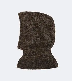 LEMAIRE Alpaca And Yak Balaclava - Brown
